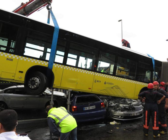 11 injured in Metrobus accident after passenger attacks driver ...