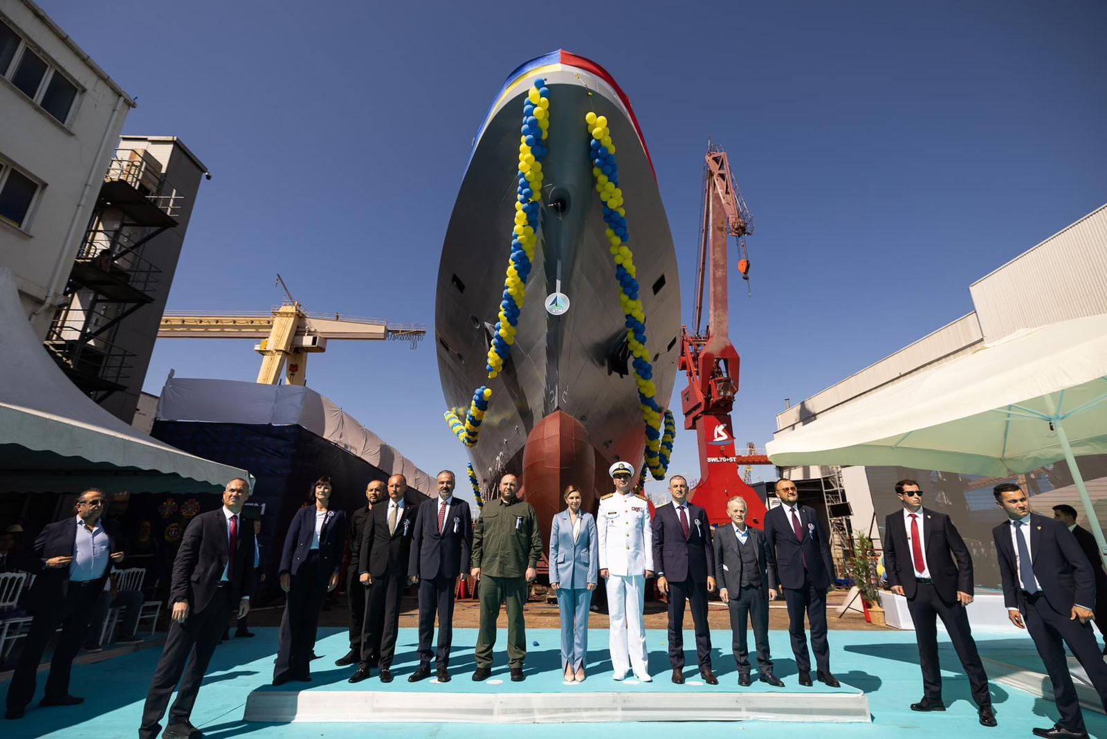 Turkey launches newly built anti-submarine warship for Ukraine ...