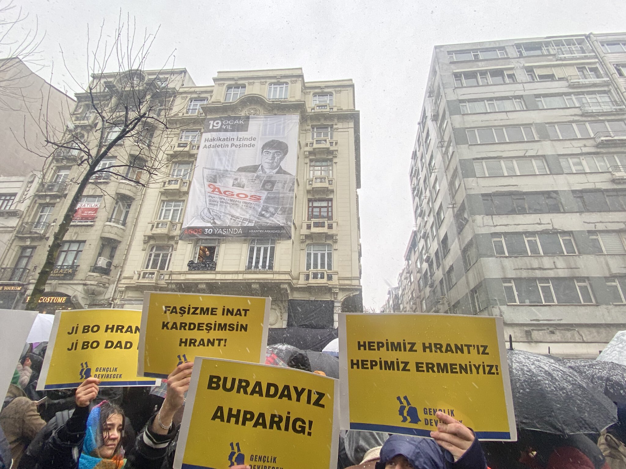 Hrant Dink commemorated in İstanbul 19 years after his murder - Turkish ...