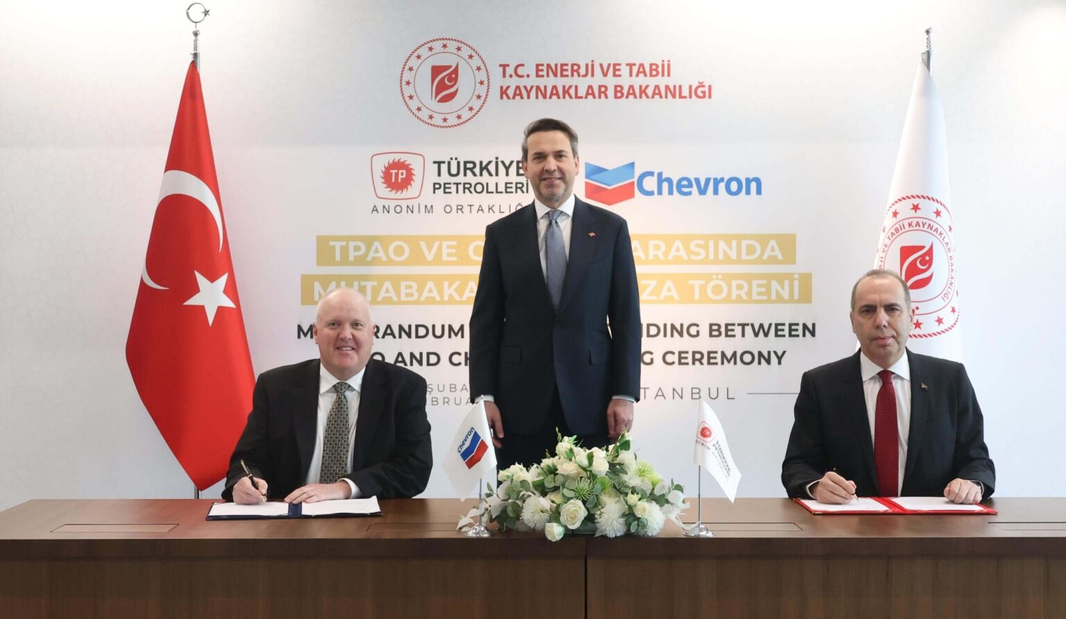 Turkey signs MOU with Chevron to explore oil and gas cooperation ...